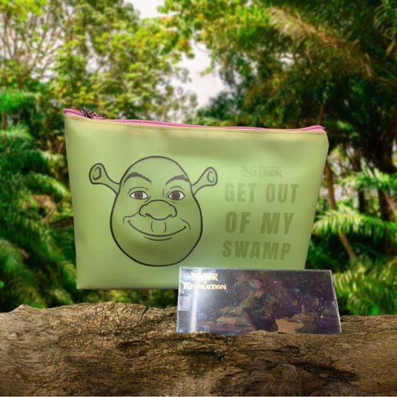 Dreamworks | Bags | Dreamworks Shrek Cosmetic Travel Makeup Bag With ...